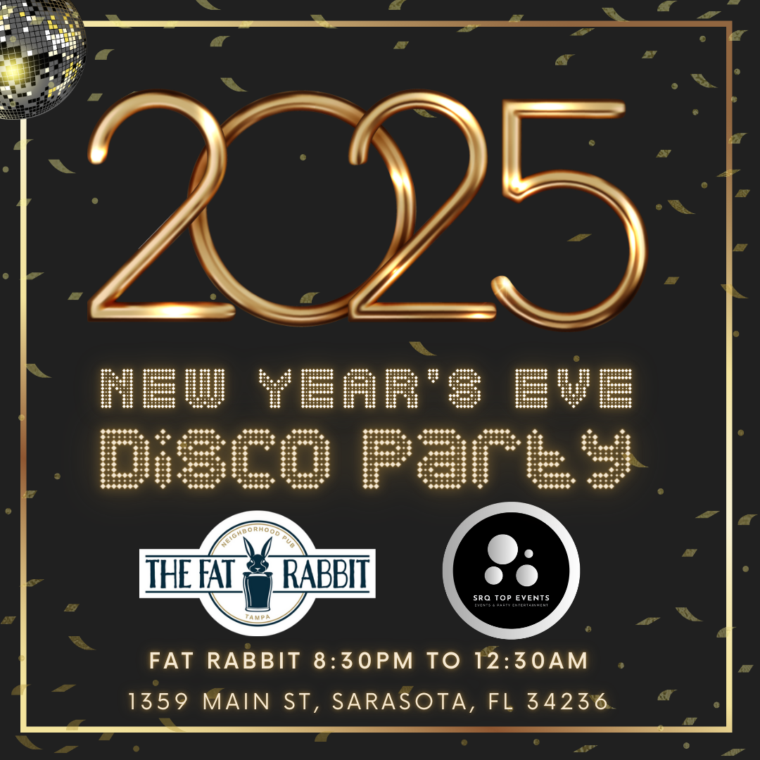New Year's Eve Disco Party at TBA - Fat Rabbit Pub, Tampa Bay