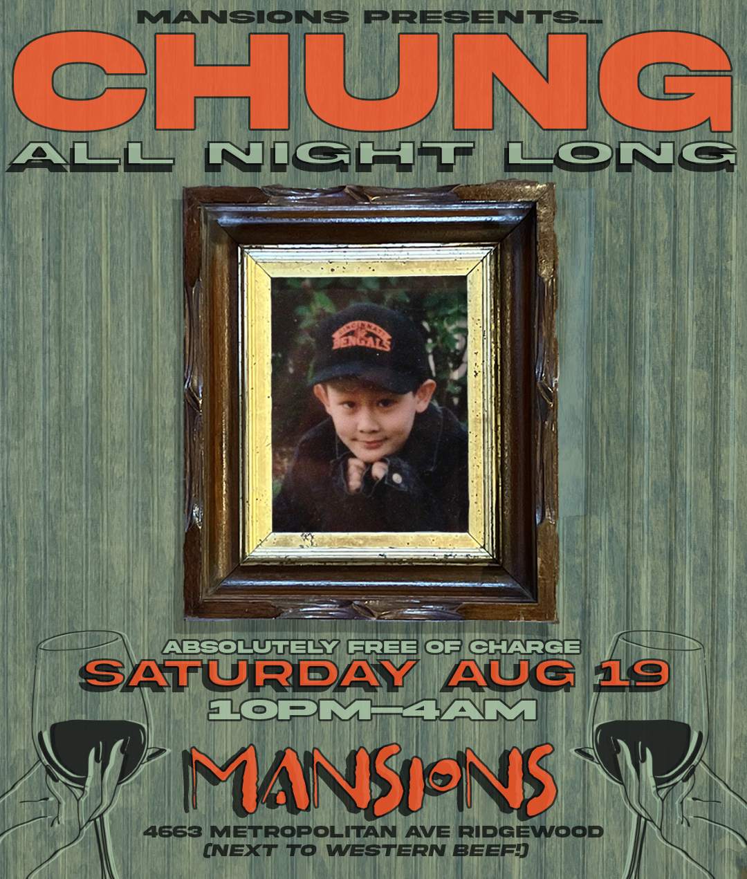 Chung All Night Long at Mansions, New York City
