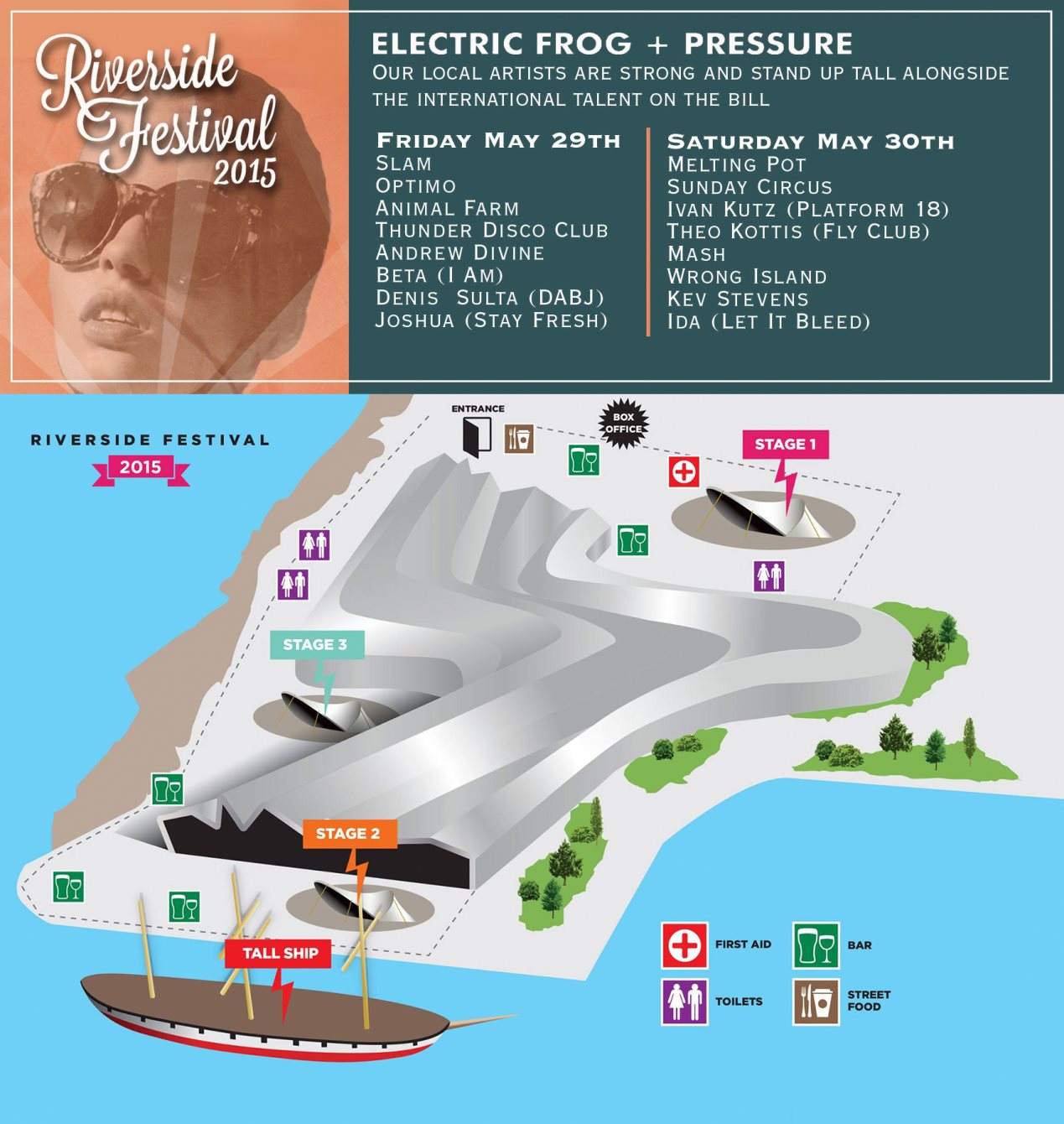 Electric Frog + Pressure Riverside Festival 2015 at Riverside Museum ...