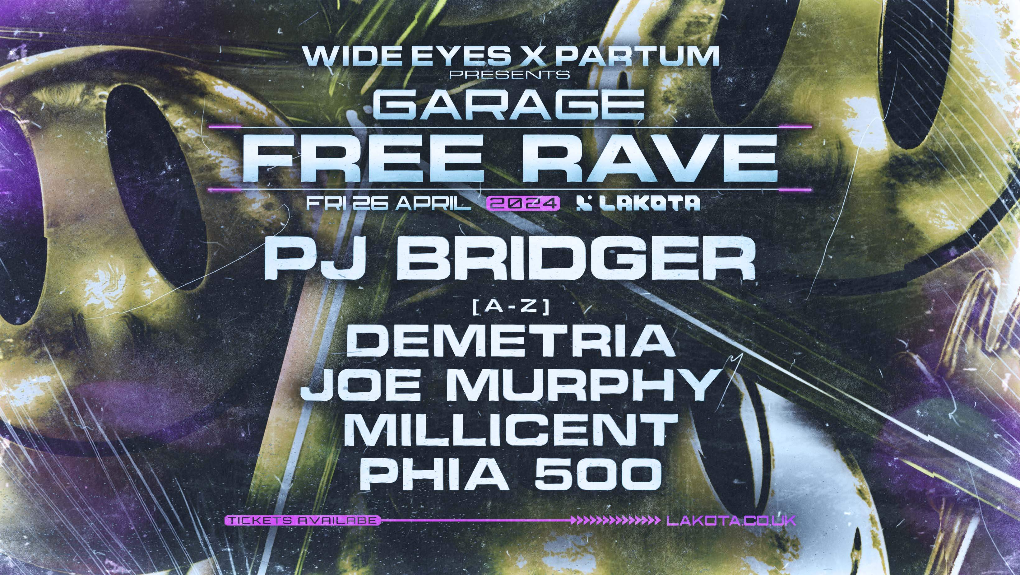 Wide Eyes x Partum: Free Garage Rave at Lakota, Bristol