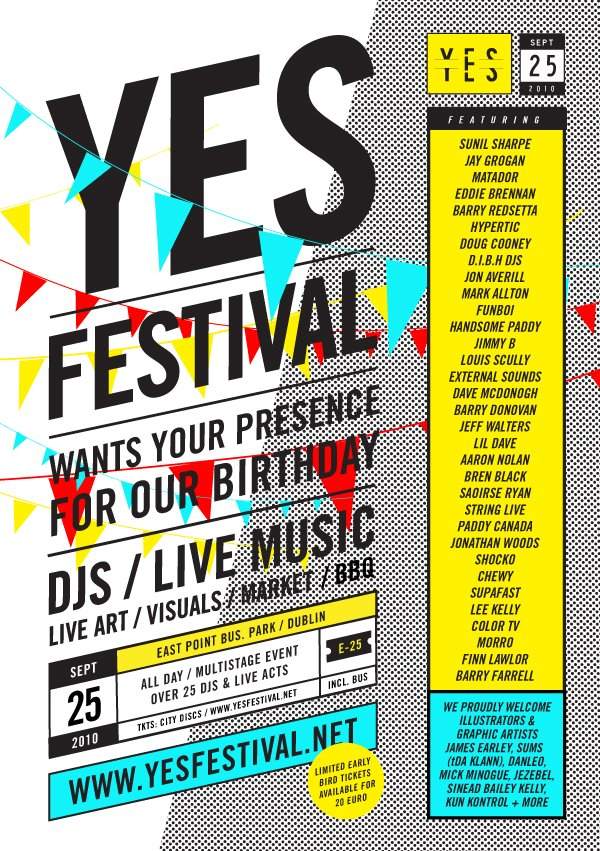 Yes Festival 1st Birthday en Epicenter Bar, Irlanda