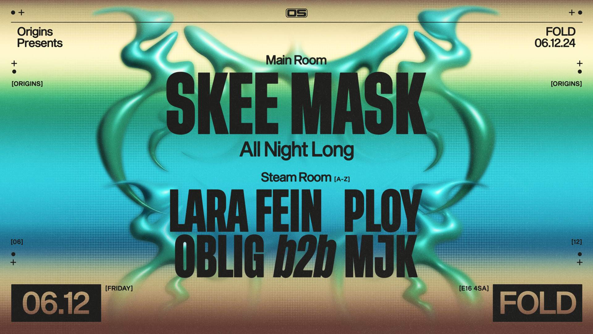 Origins: Skee Mask (All Night Long) + more at FOLD, London