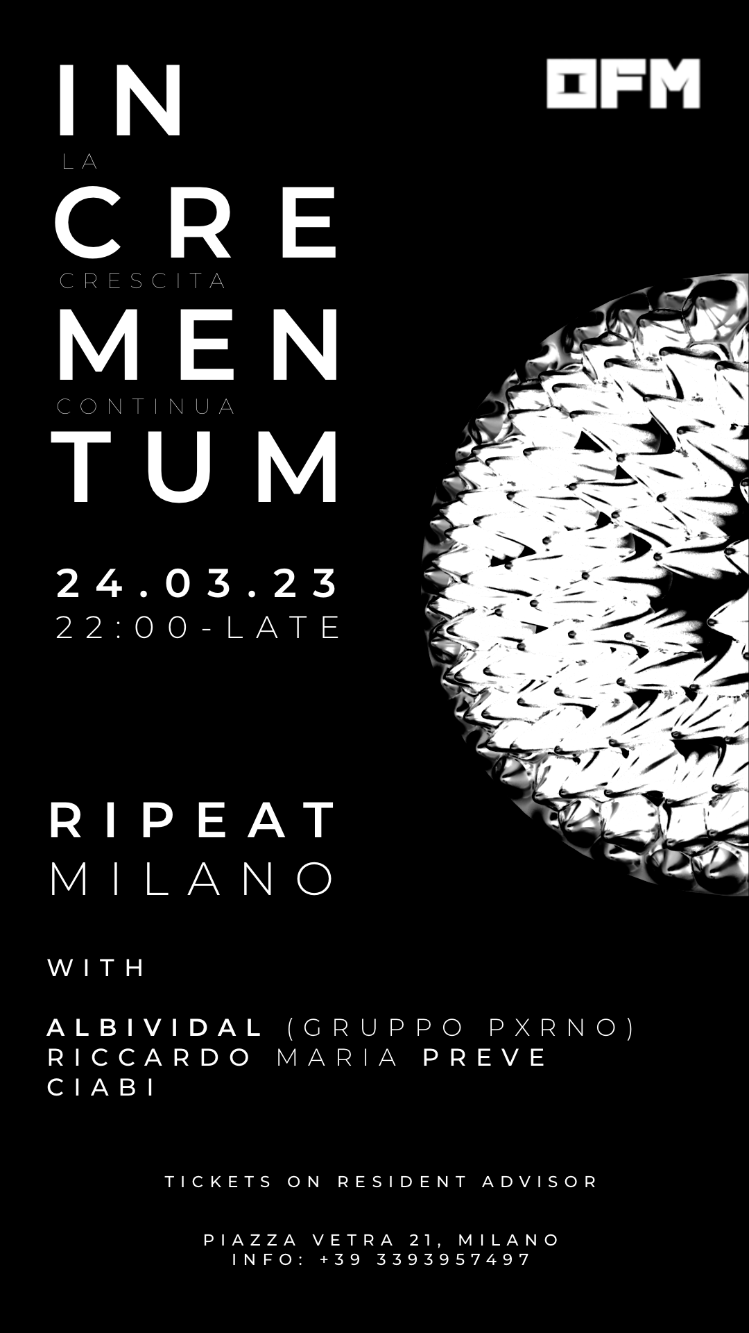 INCREMENTUM, la crescita continua at Ripeat, Milan