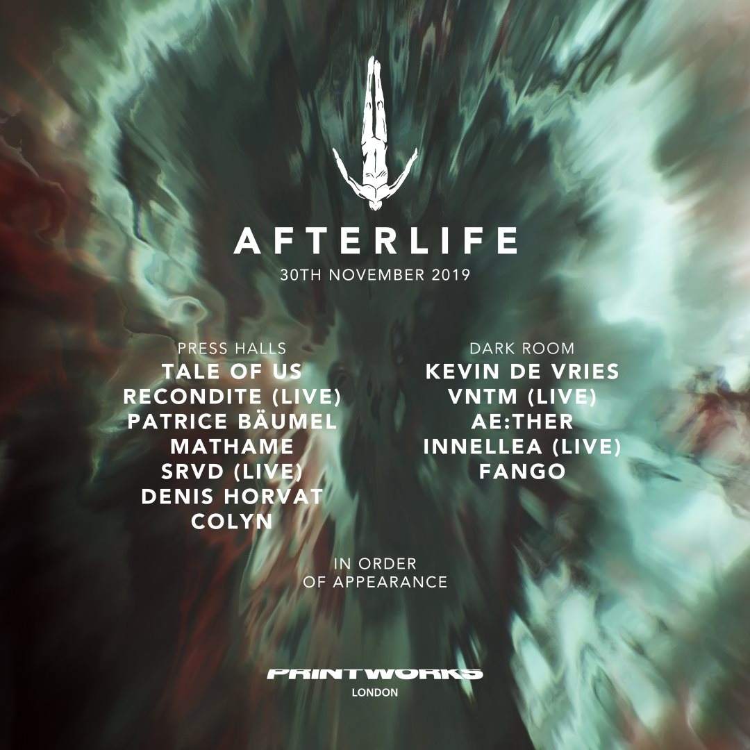 Afterlife en Printworks, London