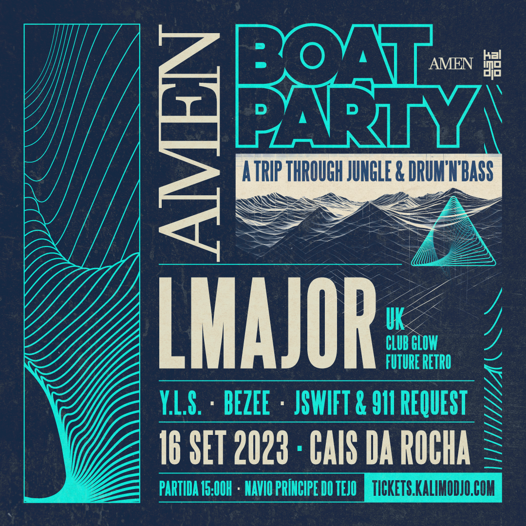 AMEN Boat Party 2023 w/ LMajor (UK) at Navio Príncipe do Tejo, Lisbon