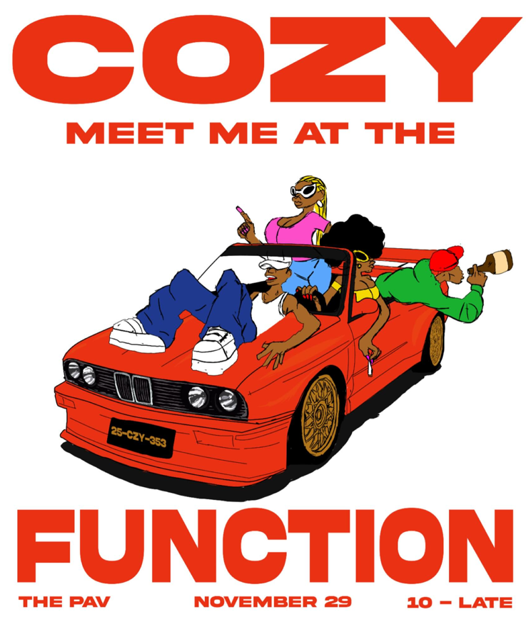 COZY: MEET ME AT THE FUNCTION at The Pav, Cork