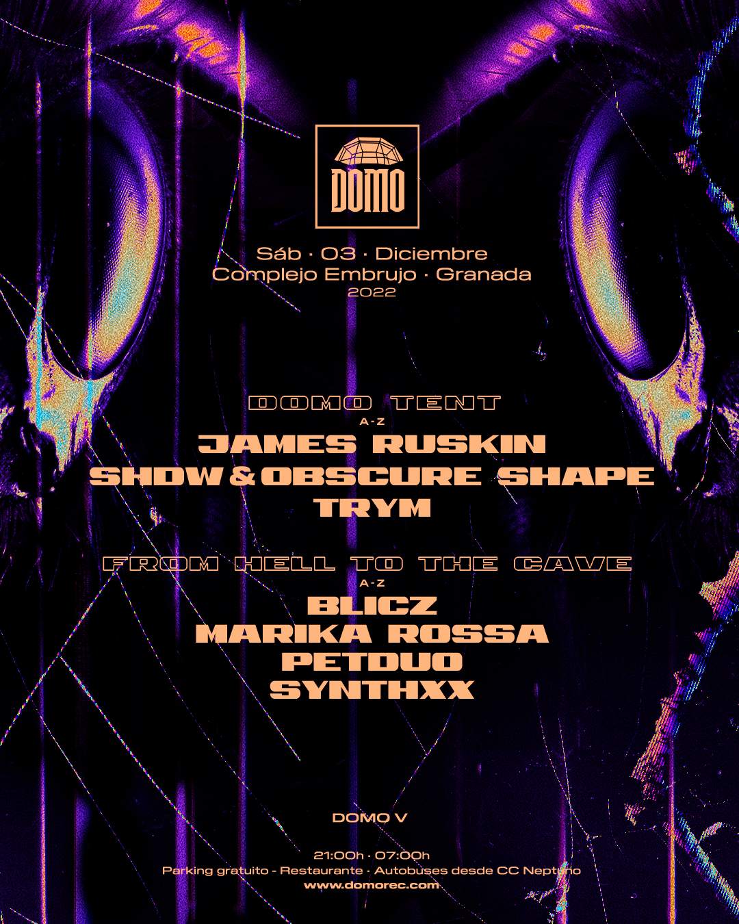 DOMO V bei Complejo Embrujo, Süd