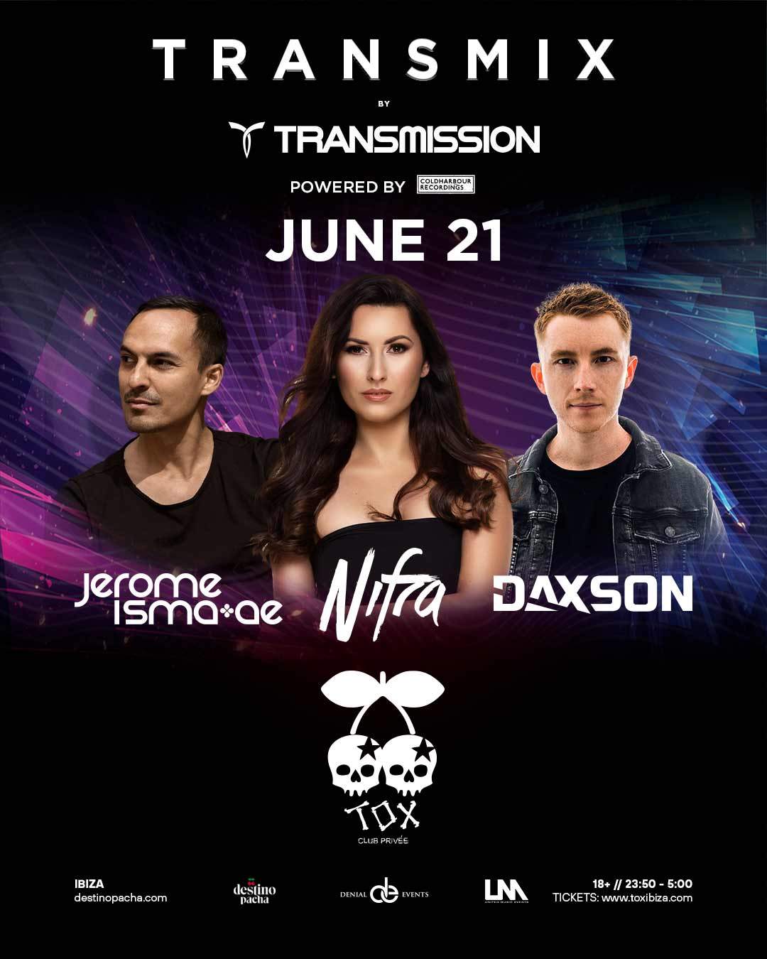 Transmix by Transmission at Tox Club, Destino Ibiza, Ibiza