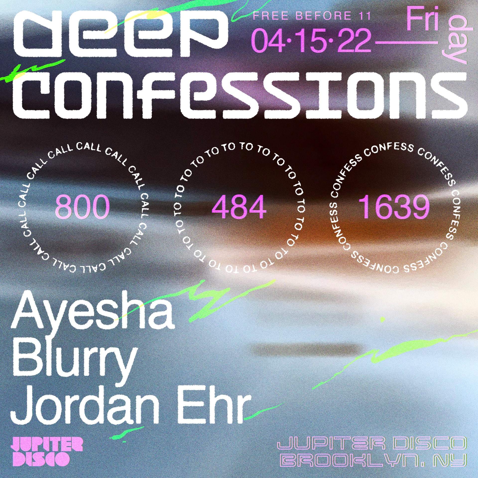 Deep Confessions at Jupiter Disco, New York City