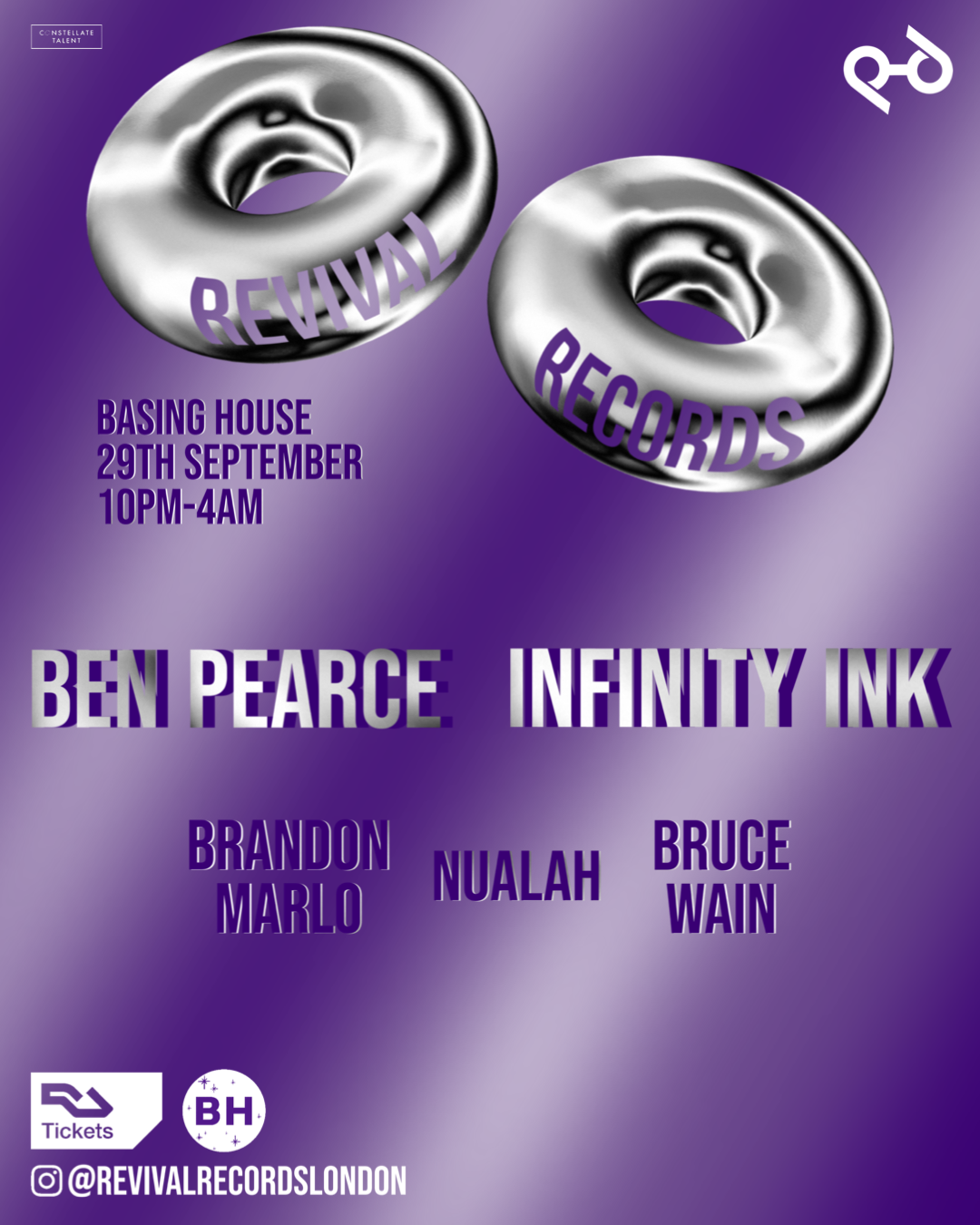 Revival Records: Ben Pearce & Infinity Ink + Brandon Marlo, Bruce Wain ...