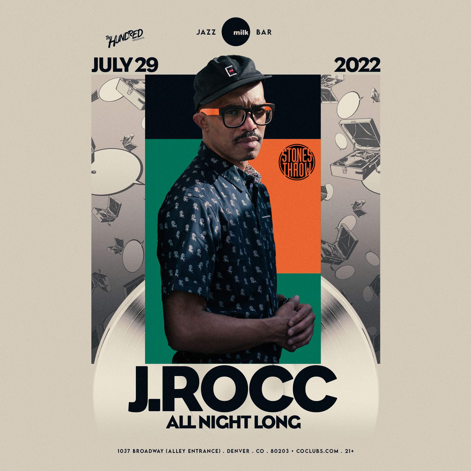 TheHundred Presents: J.Rocc (ALL NIGHT LONG) at Milk Bar at The Milk ...