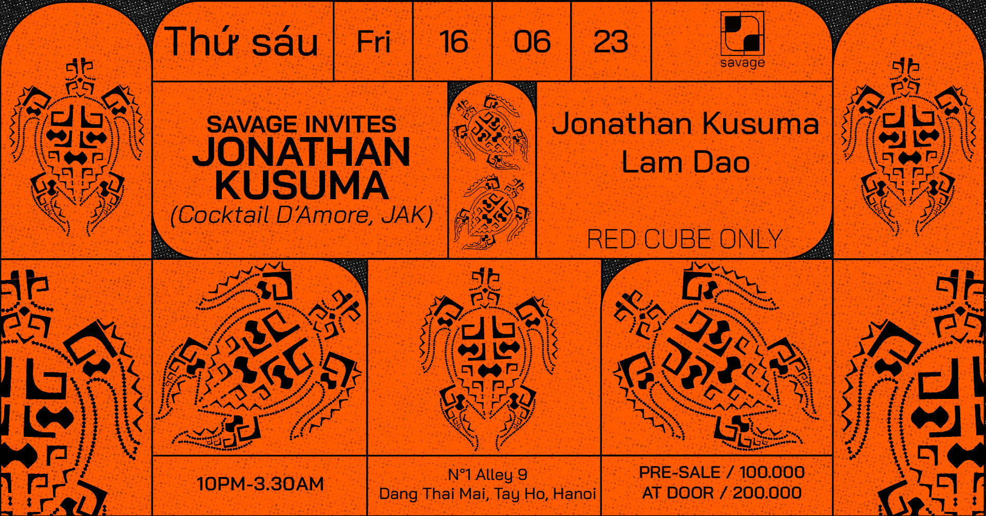 Savage Invites Jonathan Kusuma at Savage, Hanoi