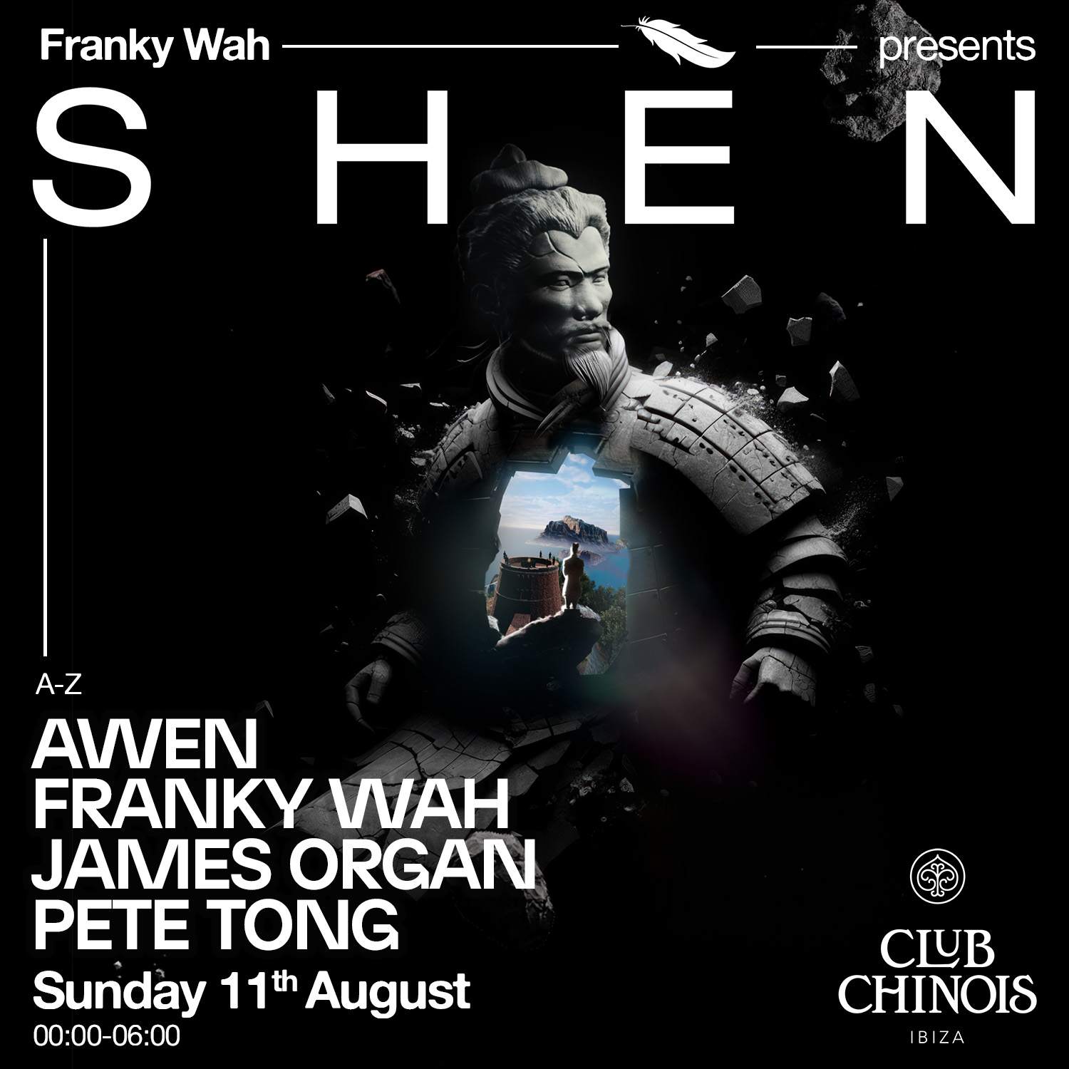 Franky Wah presents SHÈN bei Chinois Ibiza, Ibiza