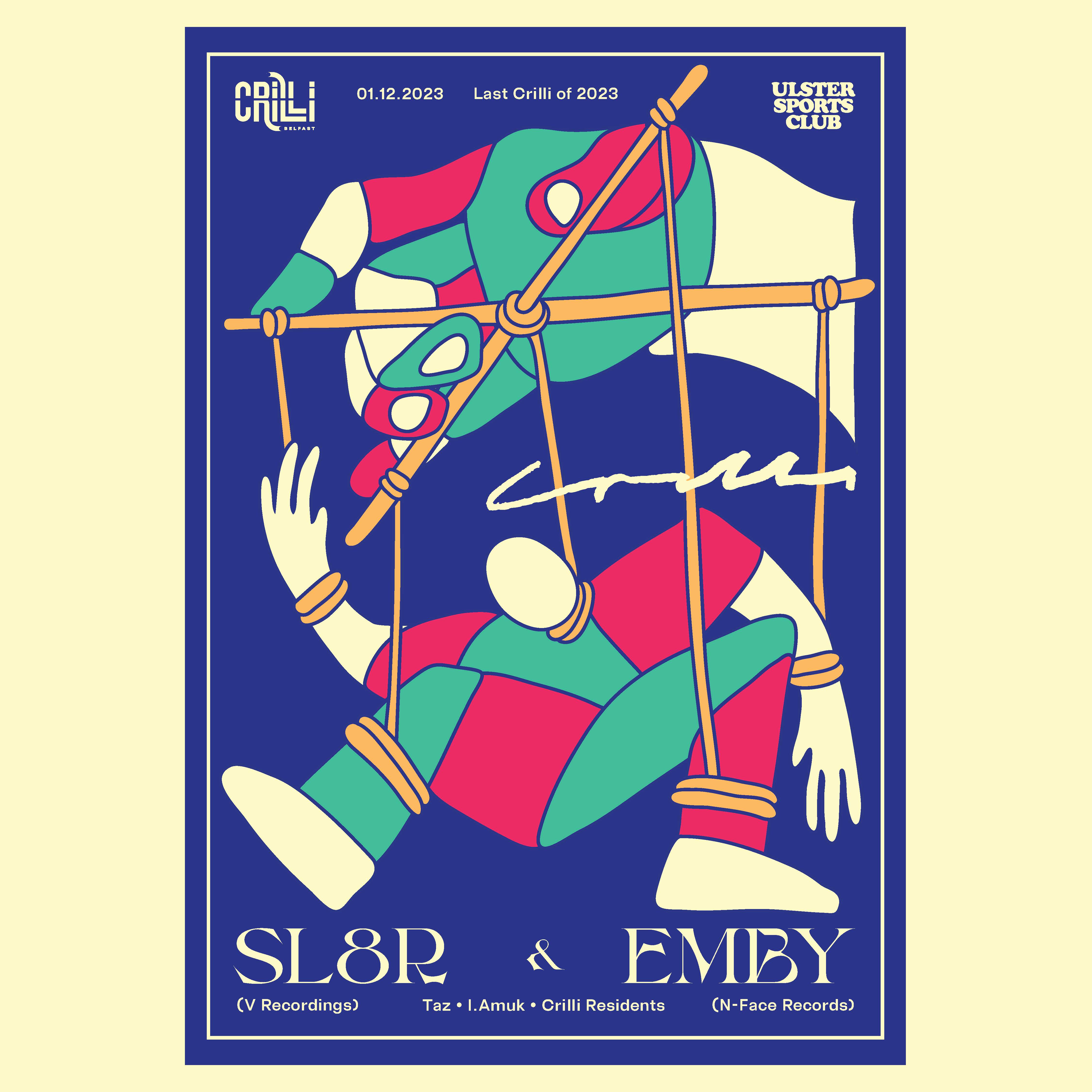 Crilli DNB presents Sl8r (V Recordings) and Emby (N-Face Records) at ...
