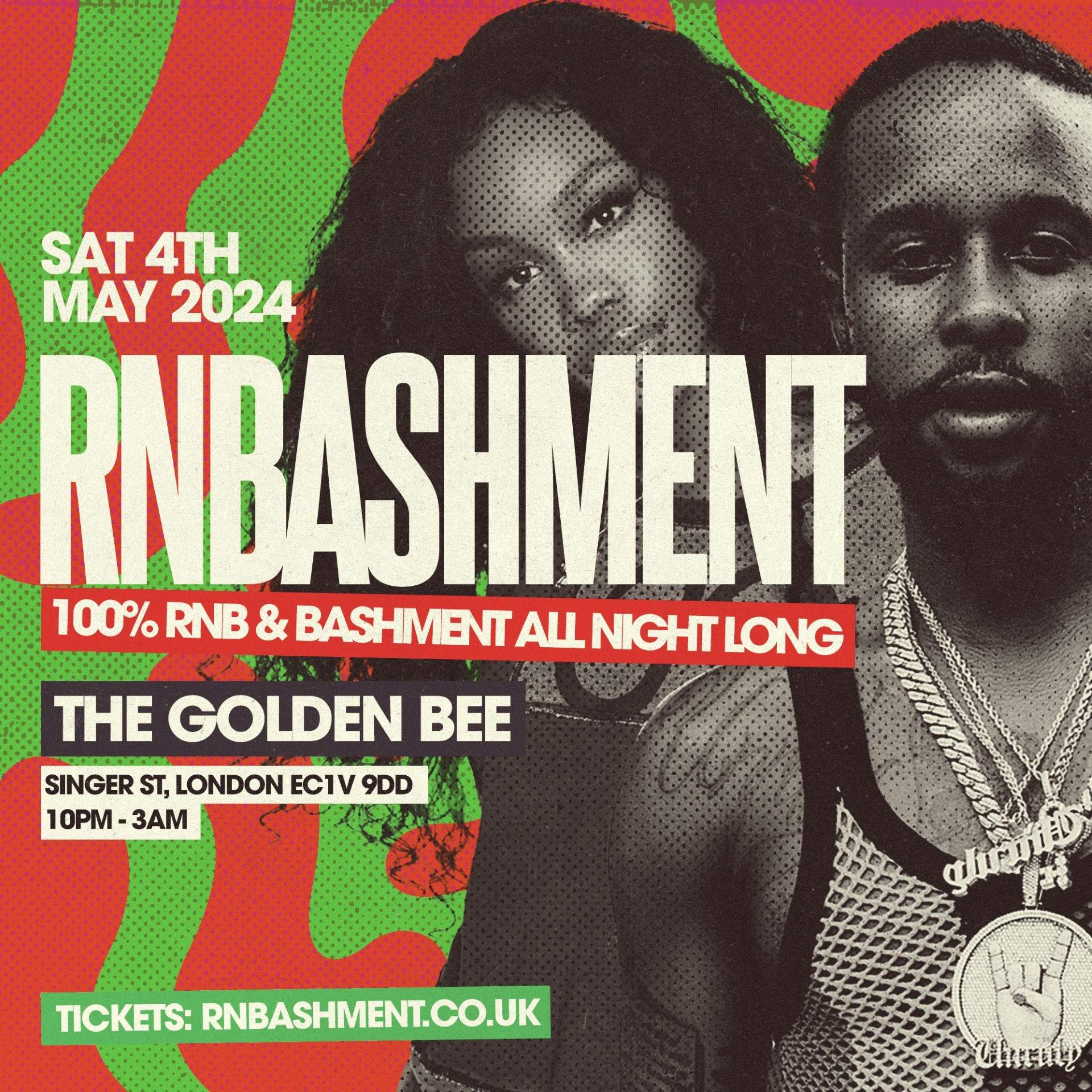 R&BASHMENT - Bank Holiday Bashment & RnB Experience at Golden Bee, London