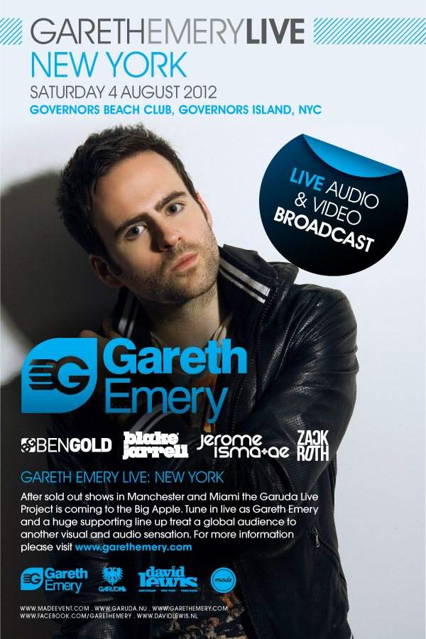 Gareth Emery (Live), Ben Gold, Blake Jarrell, Jerome Isma-ae, Zack Roth ...