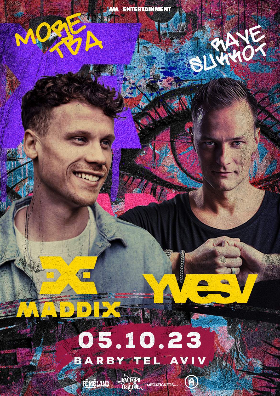 Maddix + YVES V - RAVE SUKKOT at Barby, Tel Aviv