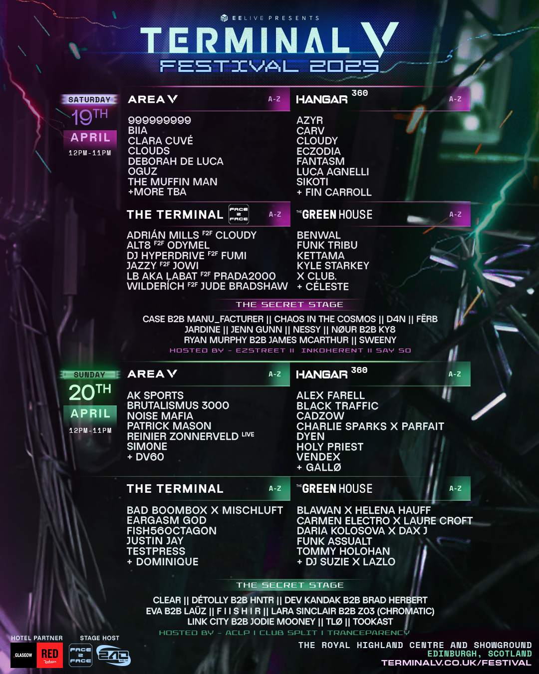 Terminal V Festival 2025 at Royal Highland Centre, Edinburgh · Tickets