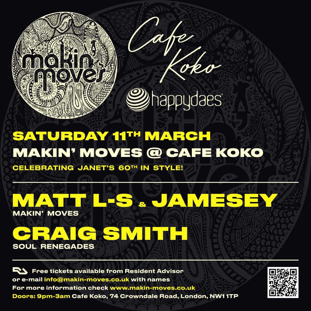 Makin' Moves Lounge Session with Craig Smith (Soul Renegades) at Cafe ...