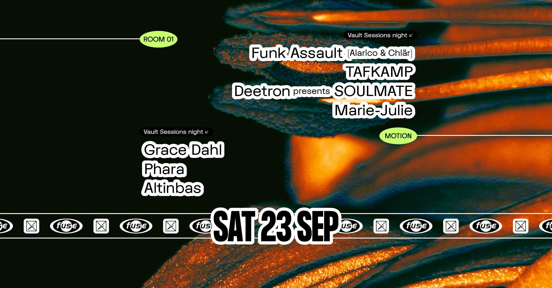 Fuse presents: Vault Sessions with Funk Assault, TAFKAMP & Grace Dahl ...