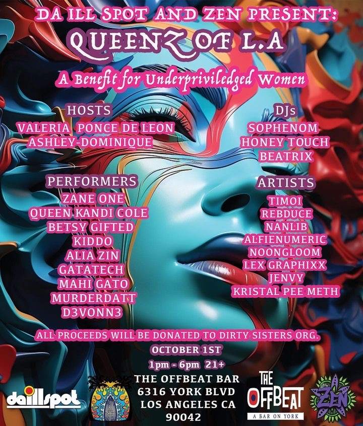 Queenz of LA - A Benefit For Underprivileged Women at The Offbeat Bar, Los Angeles