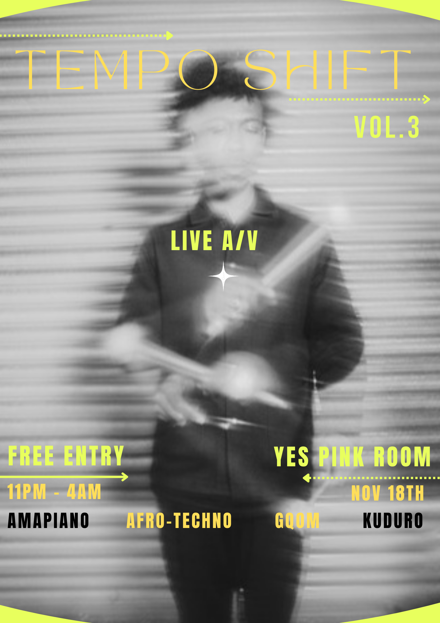 Tempo Shift Vol.3: Amapiano x Afro-Techno at Yes, Manchester