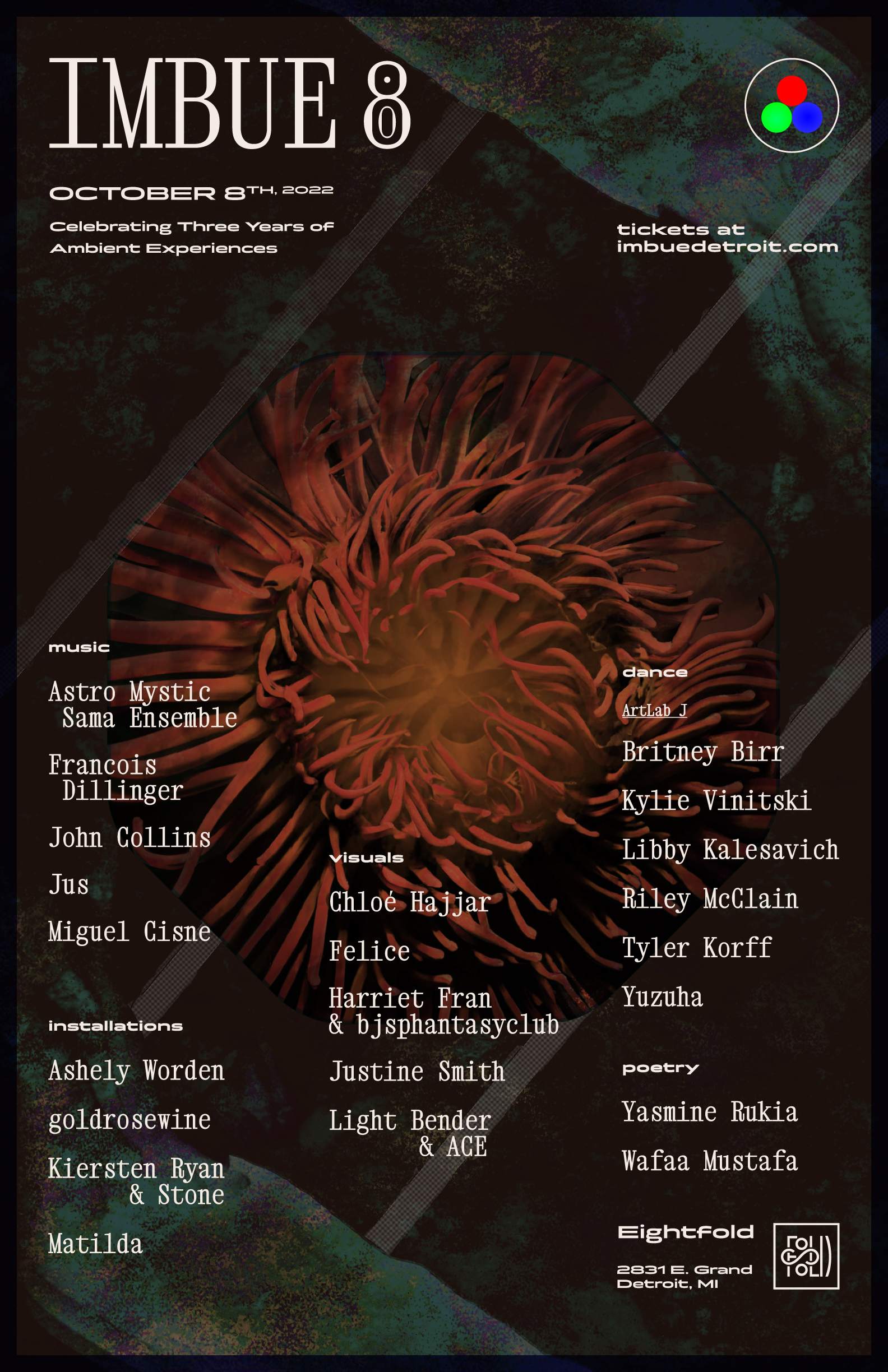 Imbue 8.0 - Celebrating 3 Years of Ambient Experiences at Eightfold ...