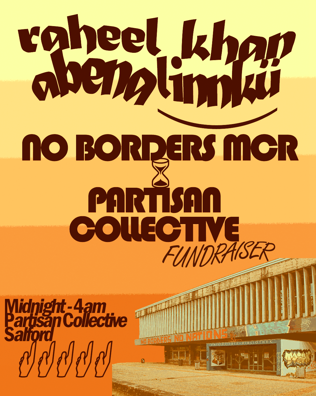 No Borders + Partisan Collective Fundraiser at Partisan Collective ...