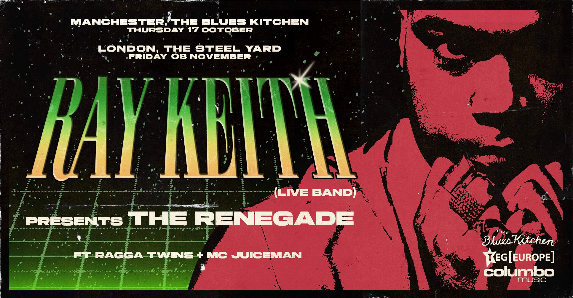 [CANCELLED] Ray Keith (Live Band) at The Blues Kitchen Manchester ...