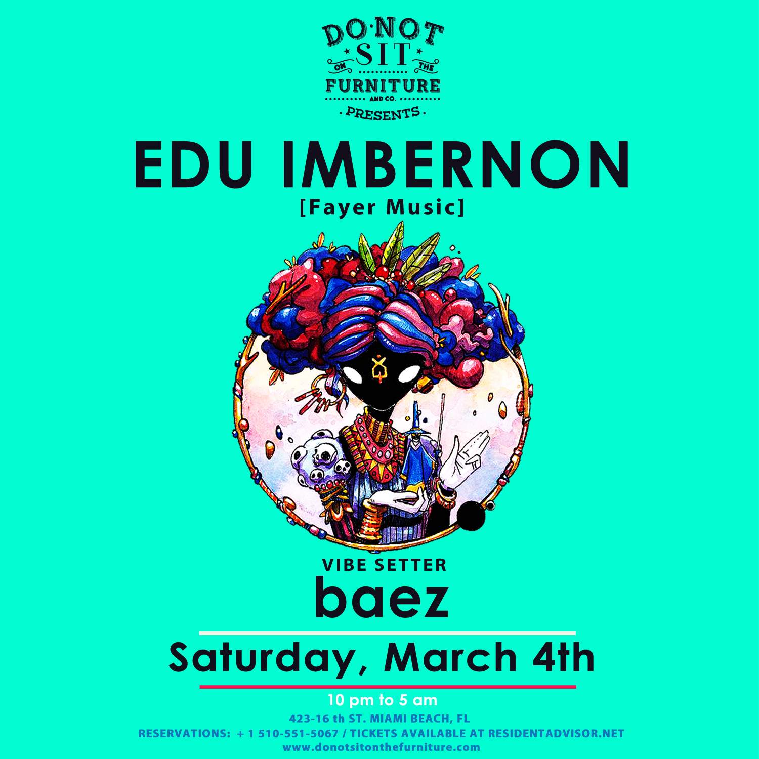 Edu Imbernon [Fayer Music] at Do Not Sit On The Furniture, Miami