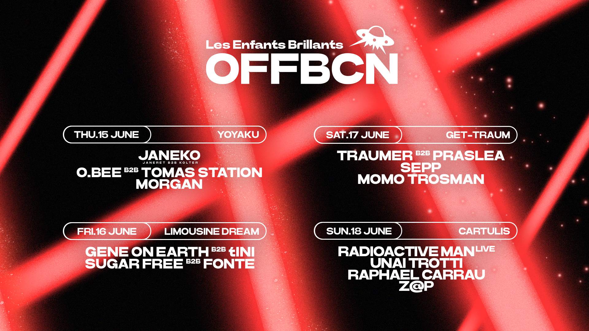 Les Enfants Brillants - OFFBCN 23 at Les Enfants Brillants, Barcelona