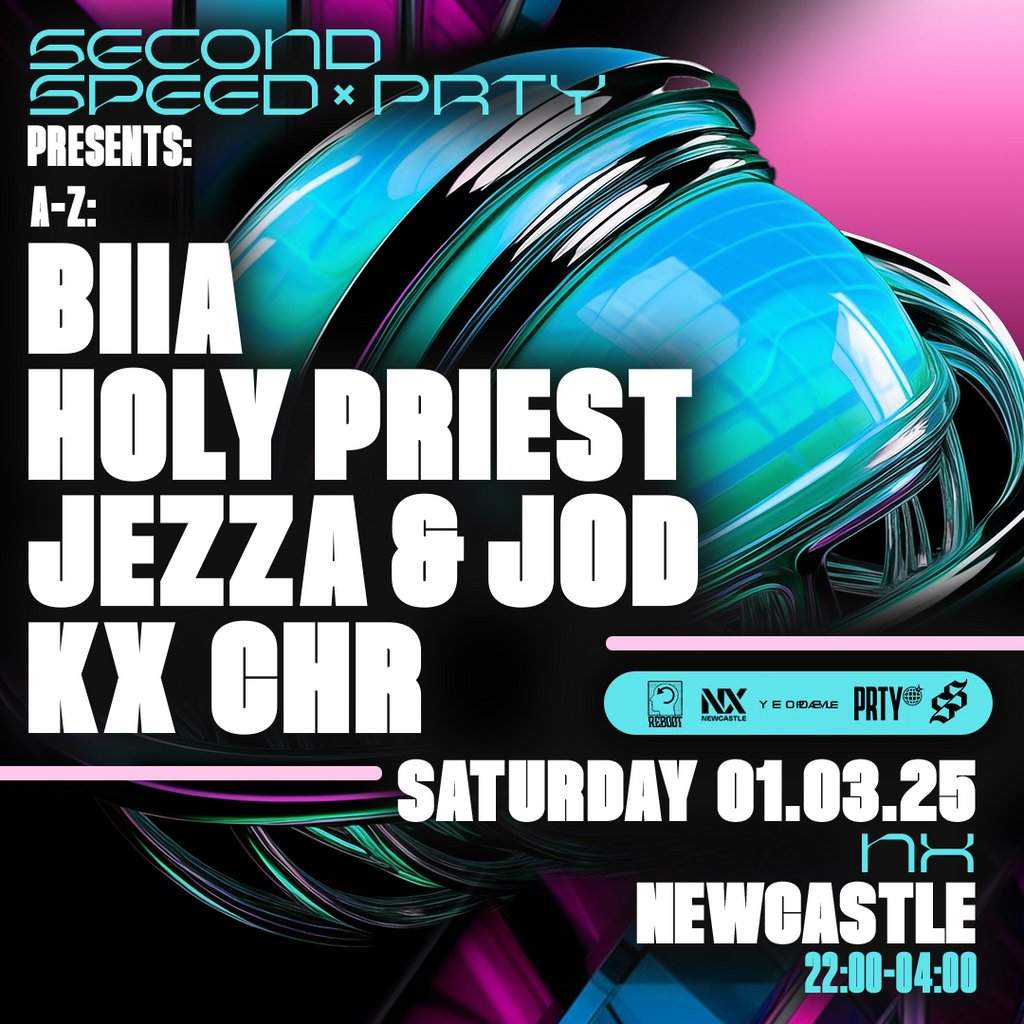 Second Speed x PRTY: Holy Priest, BIIA, Jezza & Jod, KX CHR at NX ...