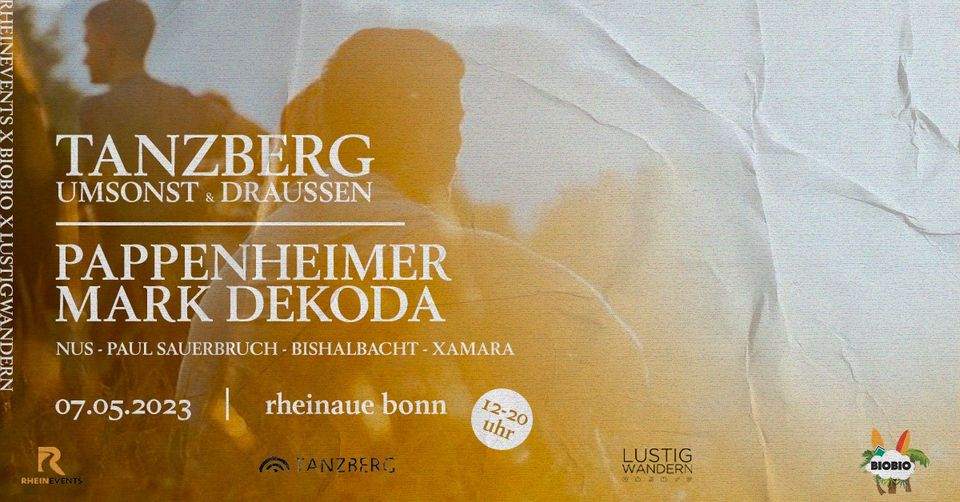 TANZBERG mit Pappenheimer und Mark Dekoda - UMSONST & DRAUSSEN at ...