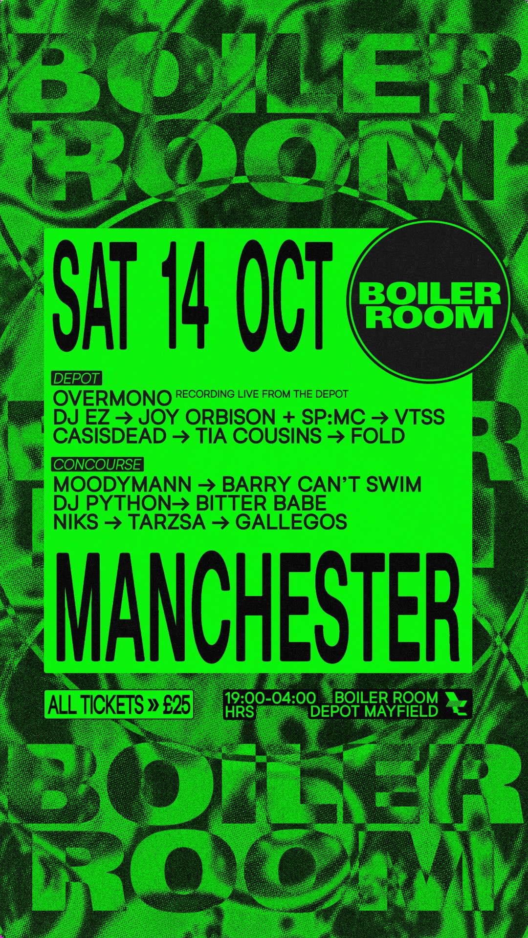 Boiler Room Manchester at The Warehouse Project, Manchester