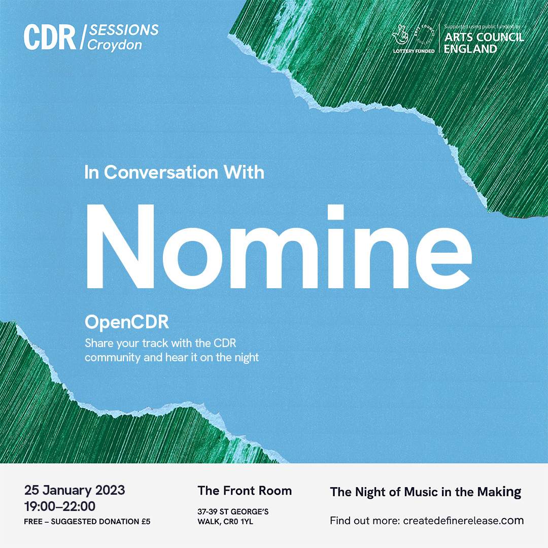 CDR Artist Talk with Nomine at The Front Room, London