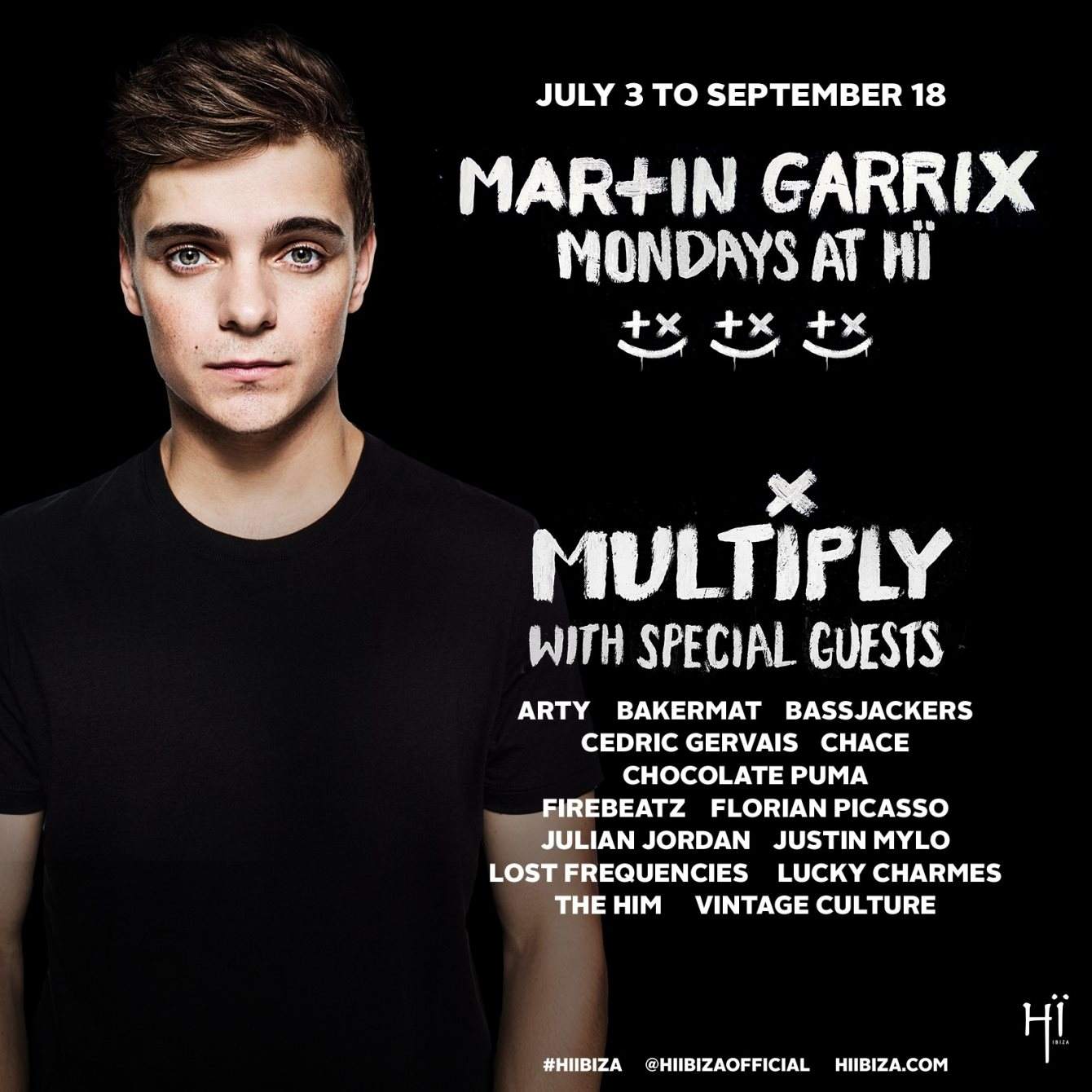 Multiply with Martin Garrix bei Hï Ibiza, Ibiza