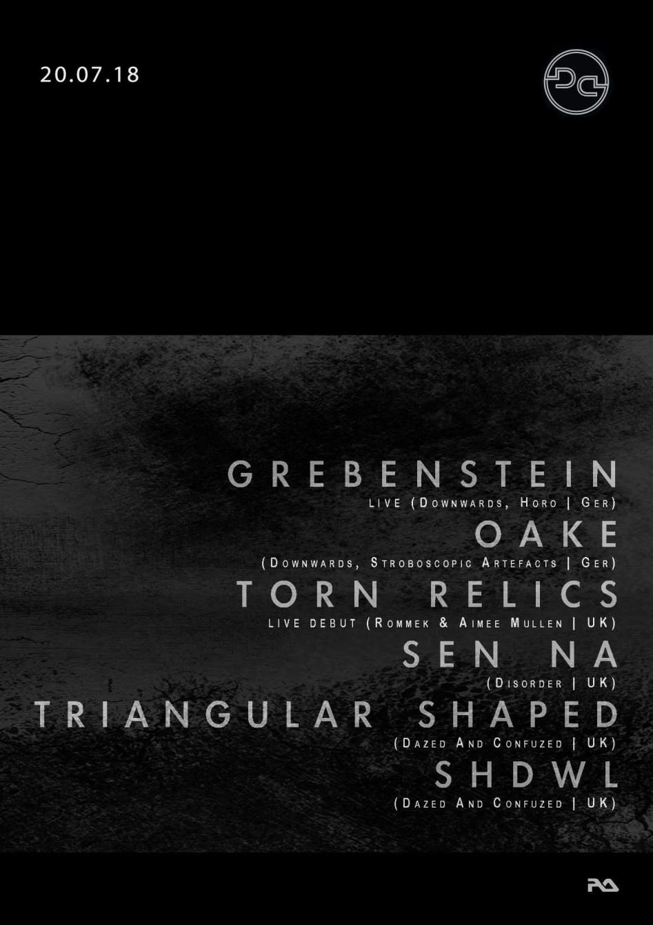 Dazed and Confuzed // Grebenstein, OAKE, Torn Relics at Electrowerkz ...