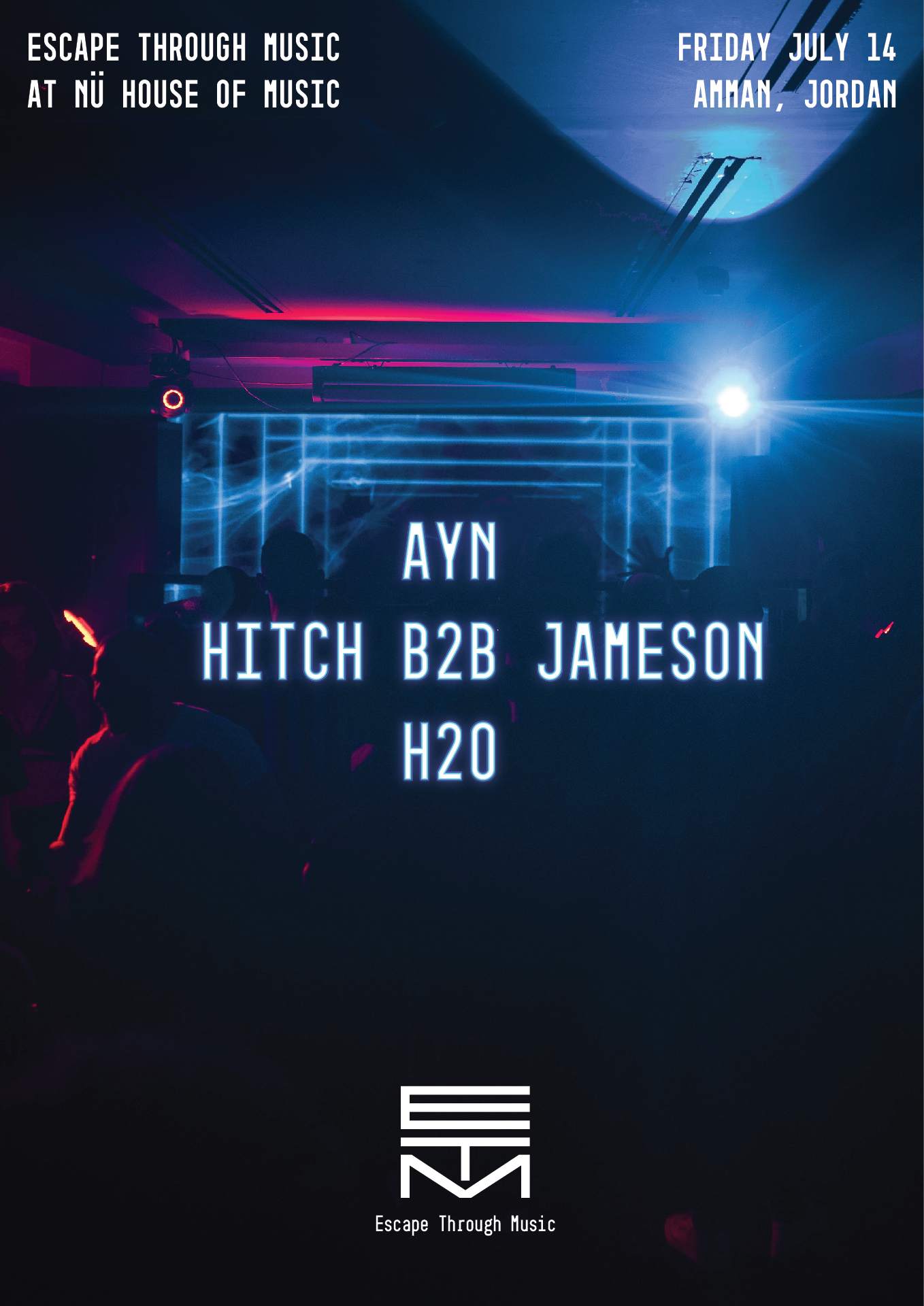 Escape Through Music in Amman 5.0 at NÜ House of Music, Jordan