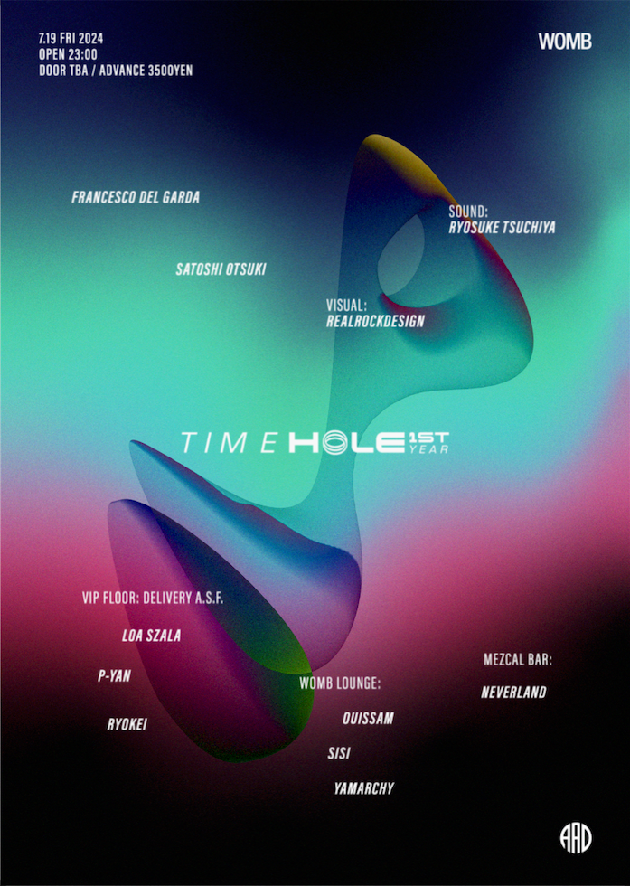 TIME HOLE 1ST ANNIVERSARY at WOMB, Tokyo