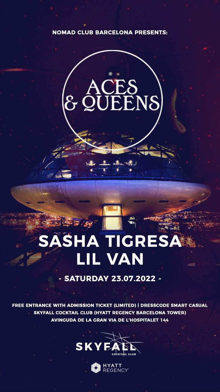 ACES & QUEENS em Skyfall Cocktail Club, Barcelona