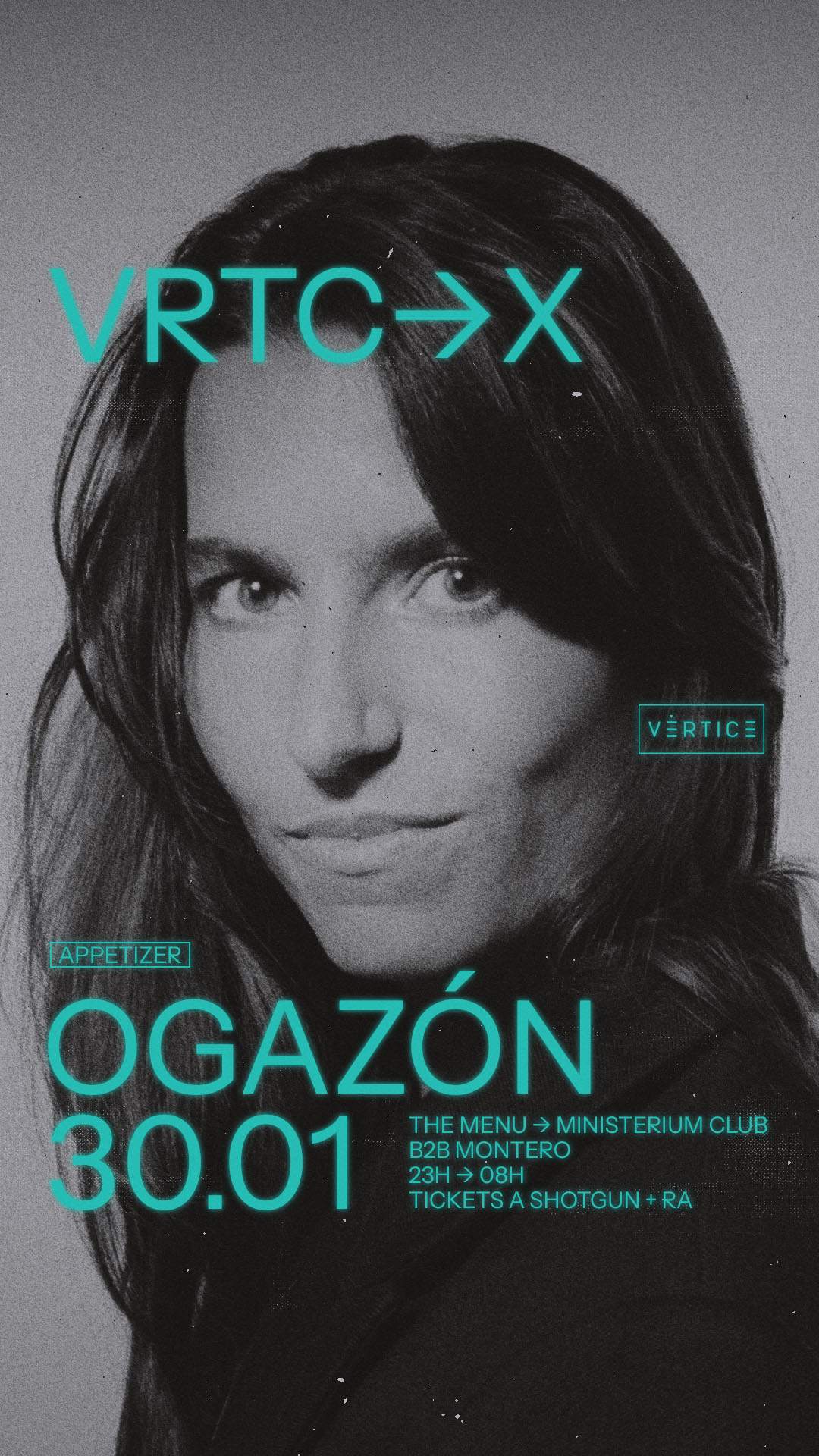 Vértice X - Appetizer with Ogazón b2b Montero at Ministerium Club, Lisbon