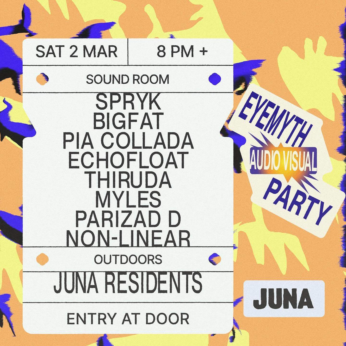 Eyemyth Audio Visual Party + JUNA Residents at JUNA, Goa