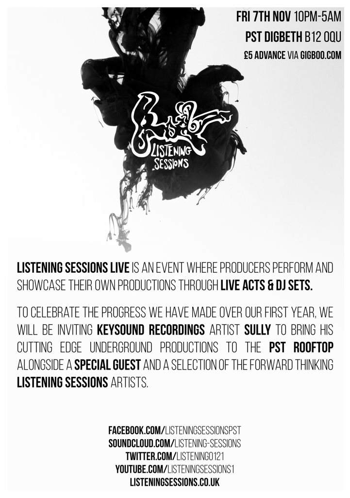 Listening Sessions Live: Sully, Mutated Forms and More en PST Club ...