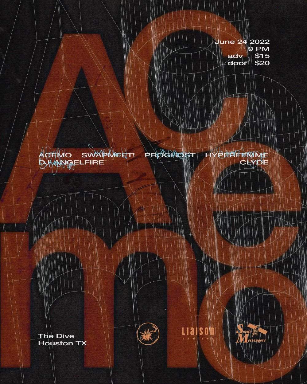 AceMo / Swap Meet! / Pro Ghost / Hyperfemme / DJ Angelfire / Clyde en ...