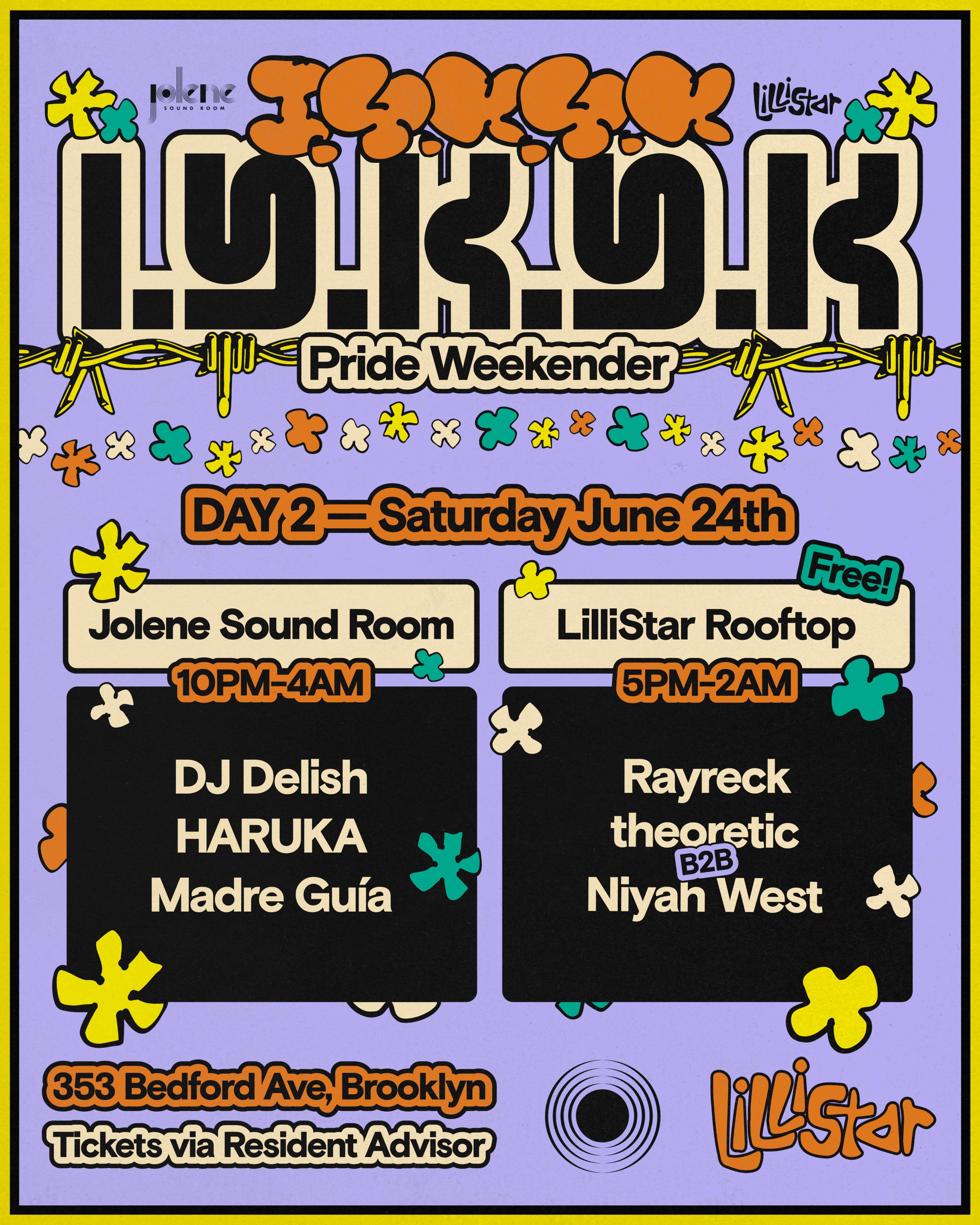I.Y.K.Y.K. PRIDE WEEKENDER // DAY 2 // DJ DELISH & HARUKA & MADRE GUÍA ...