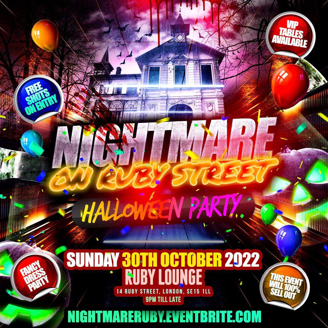 Nightmare In Ruby Street - London's Most Insane Halloween Party at Ruby ...
