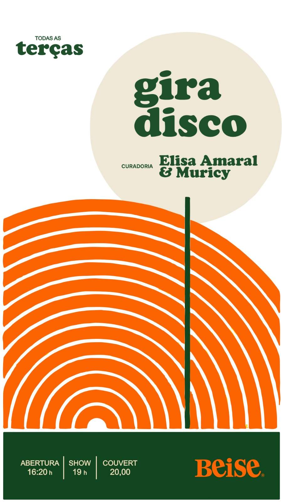 Gira Disco - Vinyl Only at TBA - Beise Rio, Rio de Janeiro