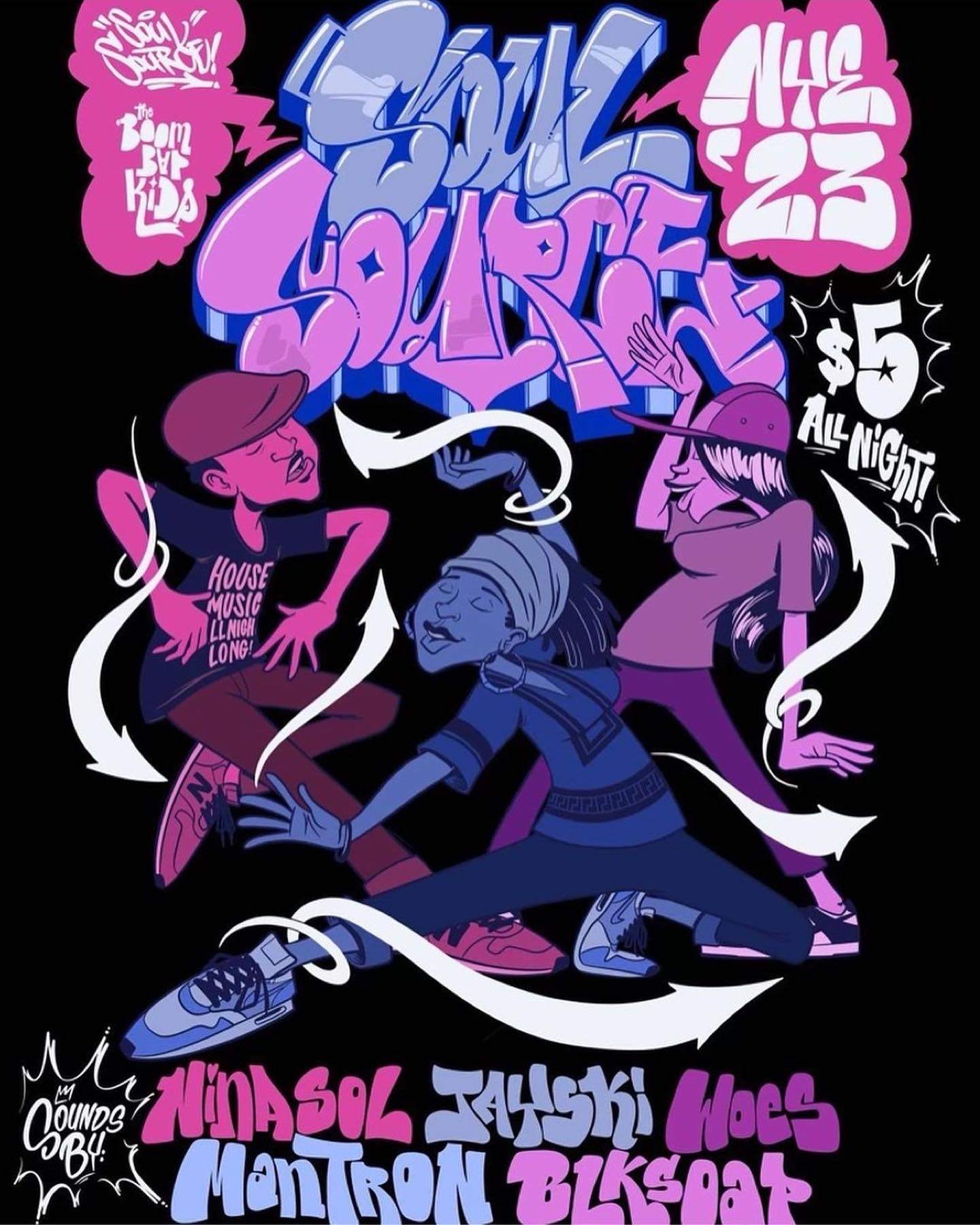 Soul Source x Boom Bap Kids NYE at TBA, California