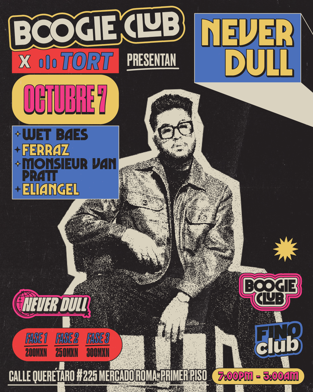Boogie Club x TORT presentan: Never Dull at Biergarten Mercado Roma ...
