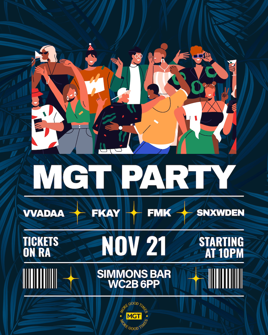 More Good Times Autumn Party '25 - Night Party at Simmons Bar | Holborn ...